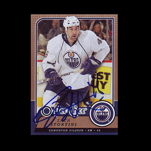 Zach Stortini Edmonton Oilers Autographed Card – Hockey Heroes Memorabilia